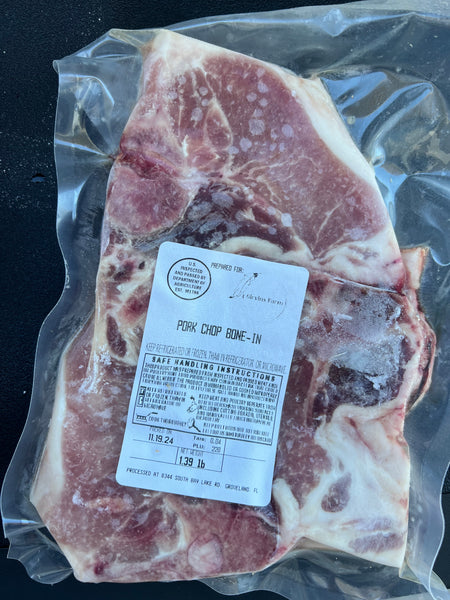 Bone-In Pork Chop (Heritage Pastured Pork) – 4Girvinsfarm